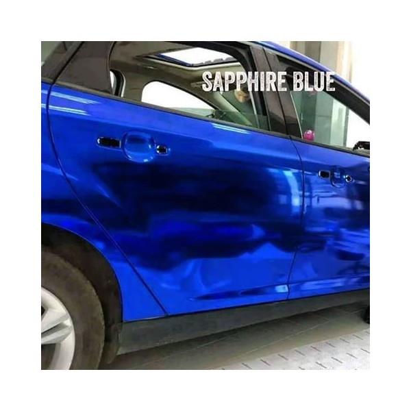 Car Wrapping Azul Cromo qualidade premium OEM auto- rolo 1.52m x 18m